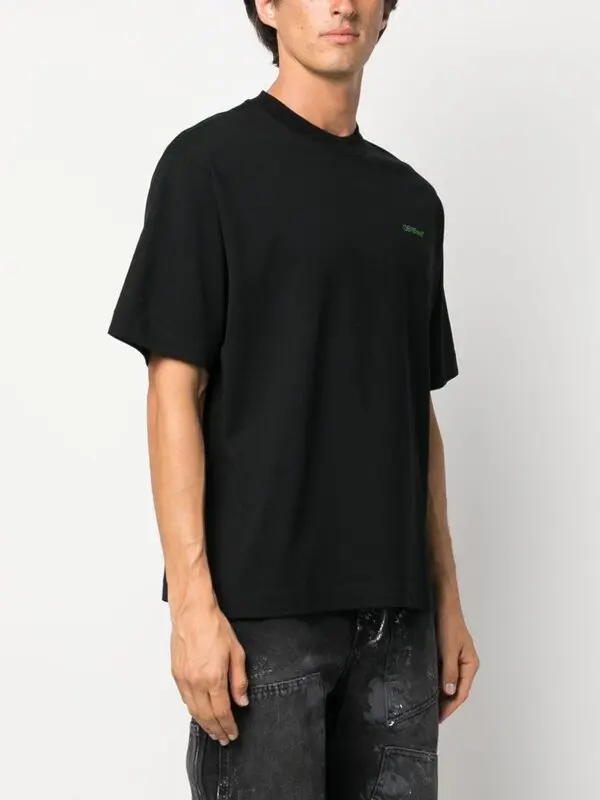 Off-White Logo-embroidered T-shirt