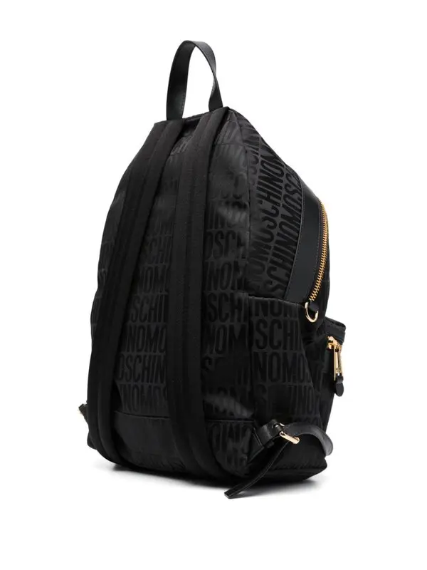 Moschino Monogram Jacquard Backpack