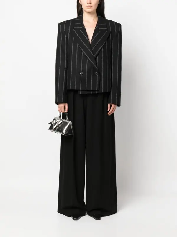 THE MANNEI Striped Wool Blazer