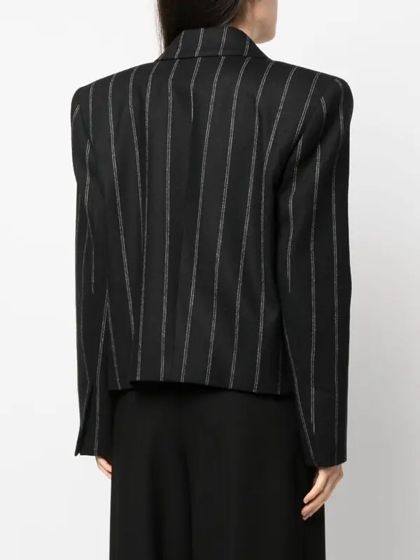 THE MANNEI Striped Wool Blazer