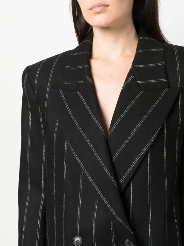 THE MANNEI Striped Wool Blazer