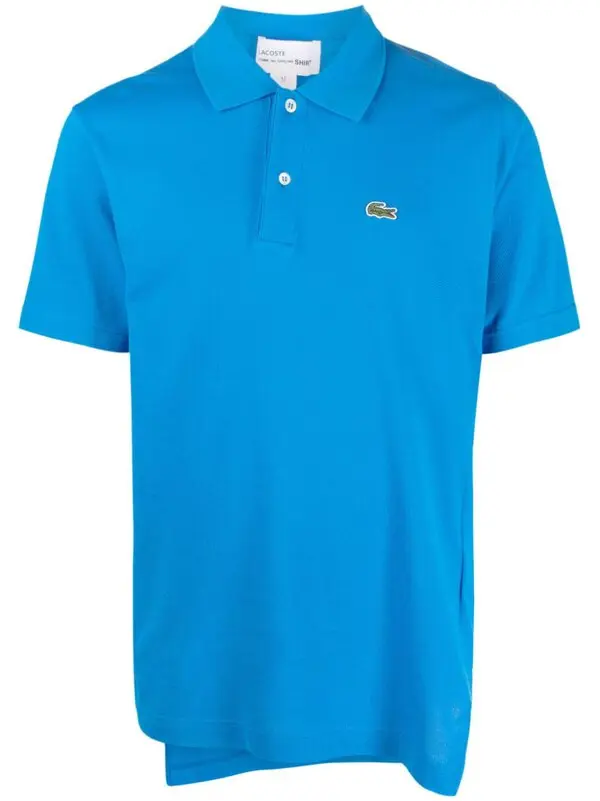 Comme Des Garçons X Lacoste Asymmetric Cotton Polo Shirt