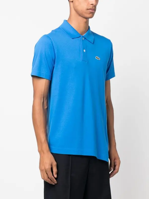 Comme Des Garçons X Lacoste Asymmetric Cotton Polo Shirt