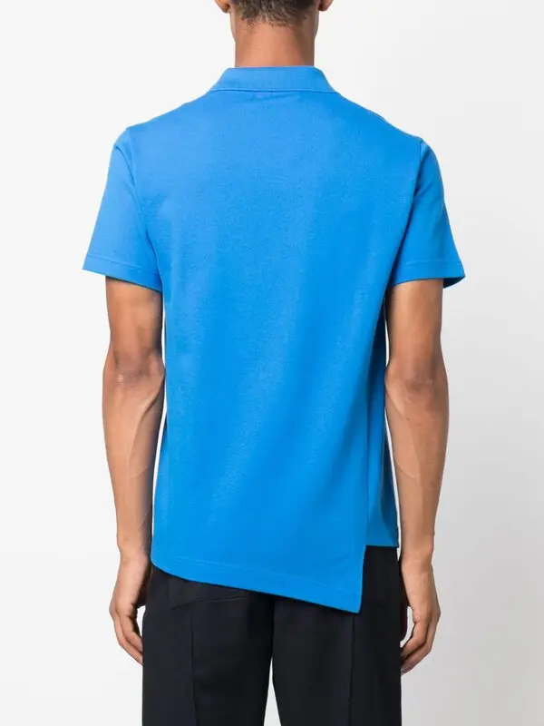 Comme Des Garçons X Lacoste Asymmetric Cotton Polo Shirt