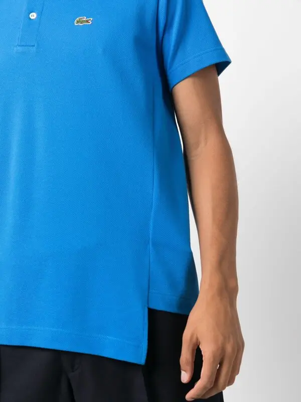 Comme Des Garçons X Lacoste Asymmetric Cotton Polo Shirt