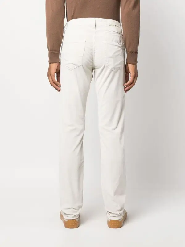 Jacob Cohen Nick Mid-rise Corduroy Jeans - Neutrals