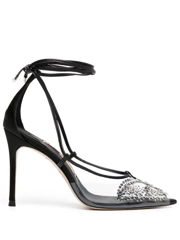 SOPHIA WEBSTER 90mm Aria Crystal-embellished Pumps