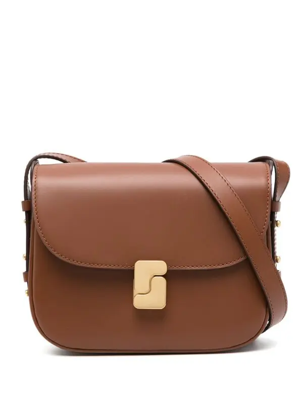 Soeur Bellissima Leather Crossbody Bag - Brown