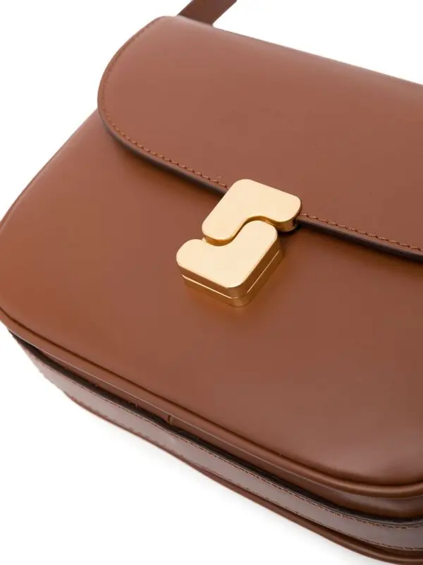 Soeur Bellissima Leather Crossbody Bag - Brown