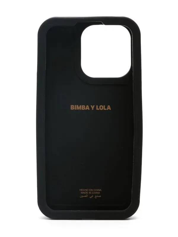 新品未使用品　BIMBA Y LOLA iPhone︎14pro ケース Bimba Y Lola Logo-Embossed Iphone 14 Pro Case In Black - 6% Off