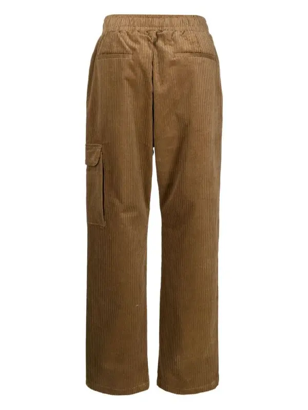 FAMILY FIRST Corduroy Straight-leg Trousers - Neutrals