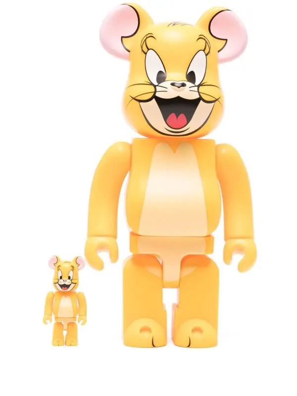 MEDICOM TOY Tom And Jerry Be@rbrick 100% + 400% Figure Set - Yellow