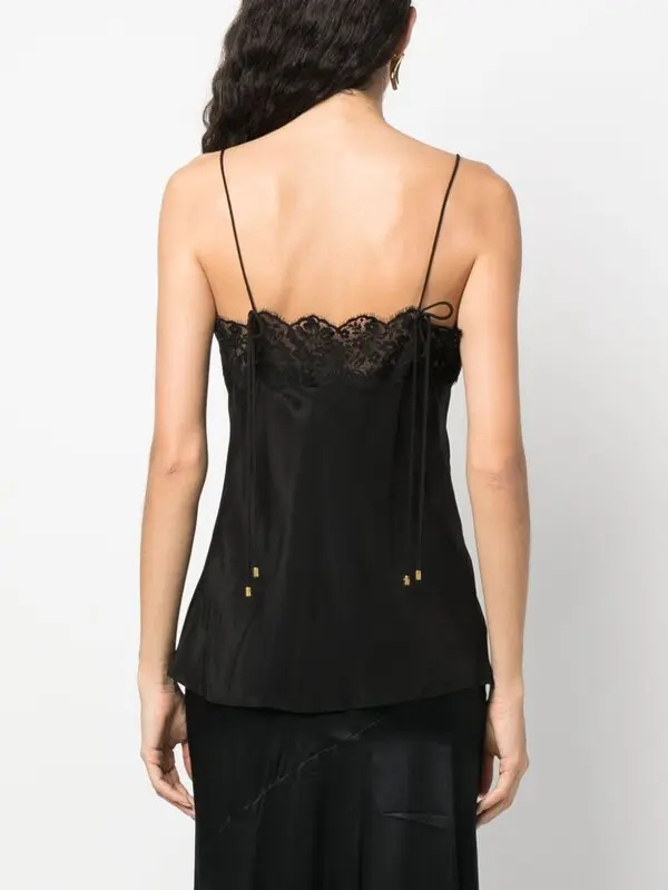 Zimmermann Lace-trim Ruched Tank Top