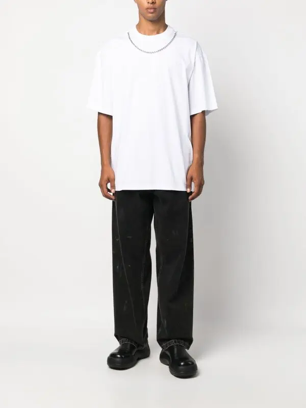AMBUSH Ballchain Cotton T-shirt - White