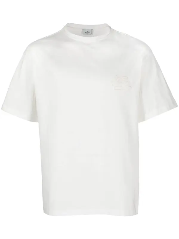 Etro Detail-embroidery T-shirt - White
