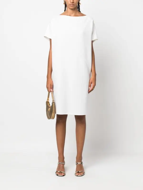 GIANLUCA CAPANNOLO Short-sleeved Wool Dress