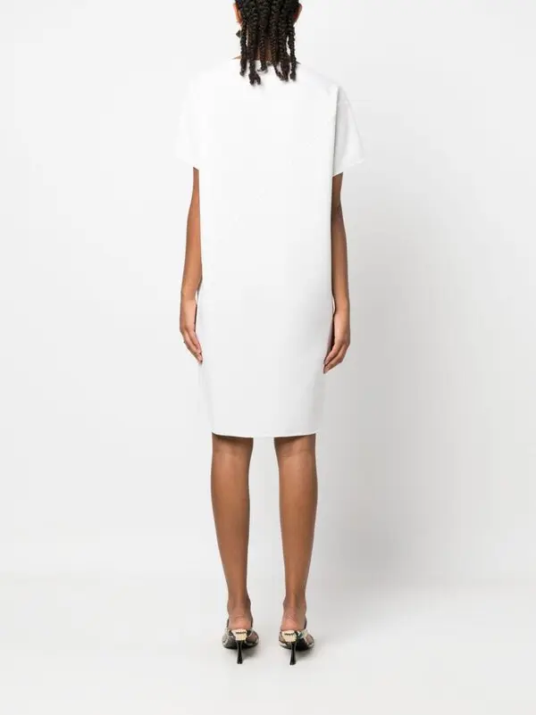 GIANLUCA CAPANNOLO Short-sleeved Wool Dress