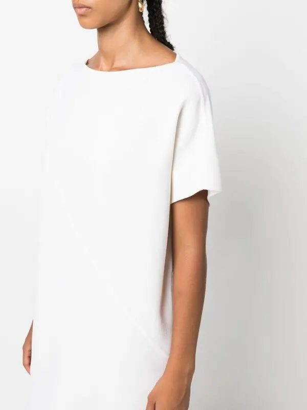 GIANLUCA CAPANNOLO Short-sleeved Wool Dress