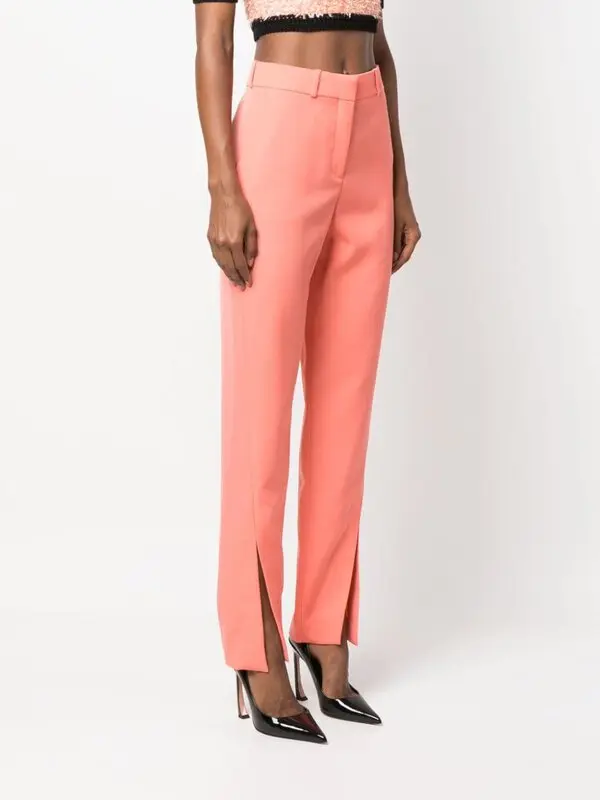 Balmain Split-hem Tapered Trousers - Orange