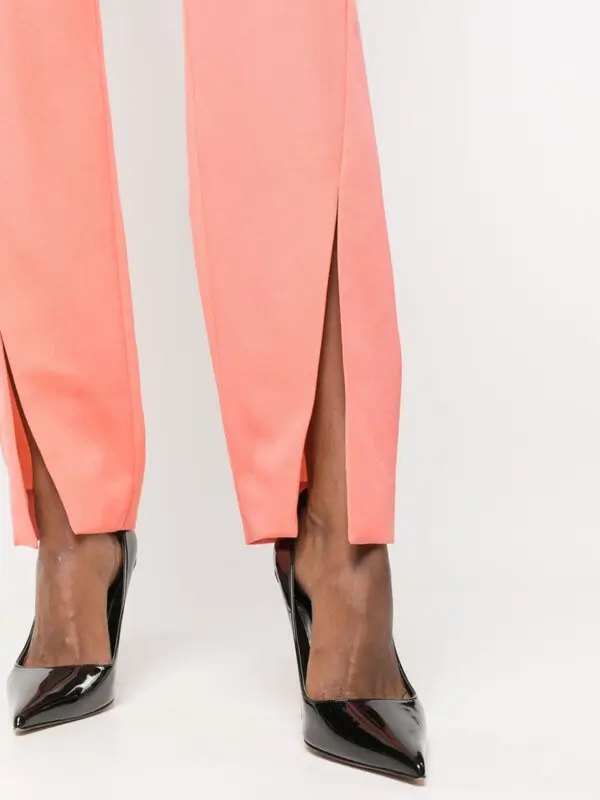 Balmain Split-hem Tapered Trousers - Orange