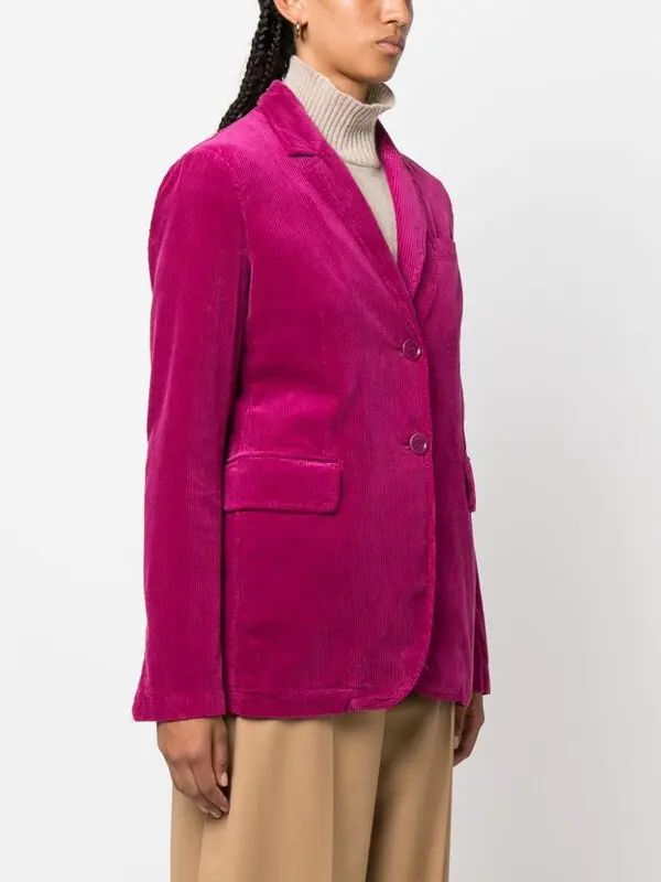 Aspesi Three-pocket Corduroy Blazer - Pink