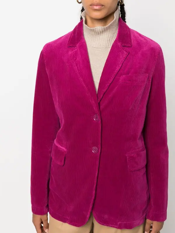 Aspesi Three-pocket Corduroy Blazer - Pink