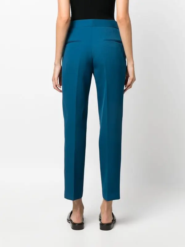 JIL SANDER Tailored Cropped Trousers - Blue