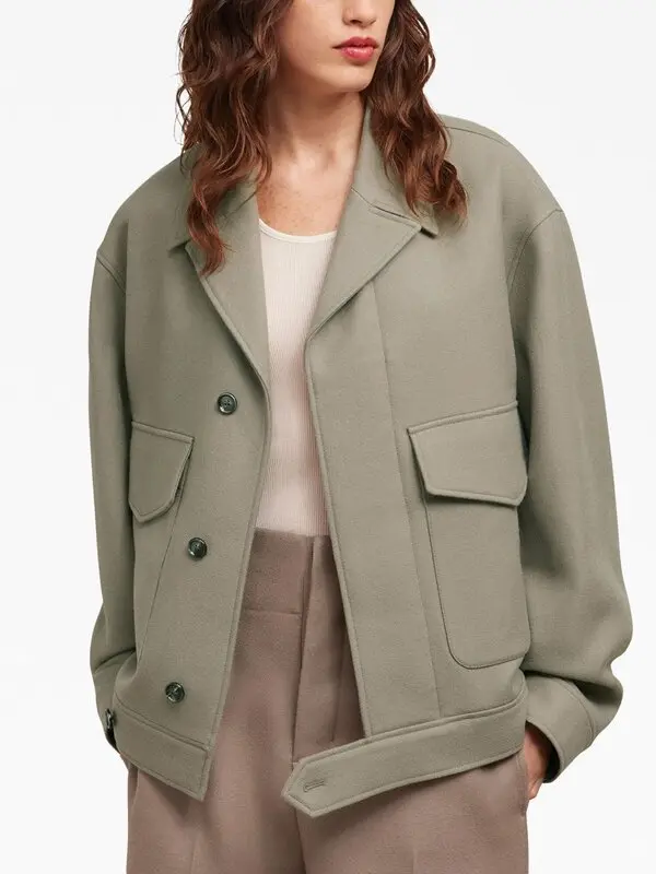 AMI Paris Flap-pocket Long-sleeve Jacket