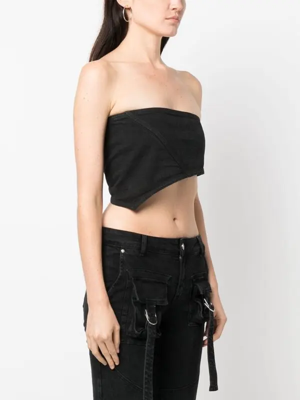 CANNARI CONCEPT Asymmetric Strapless Top