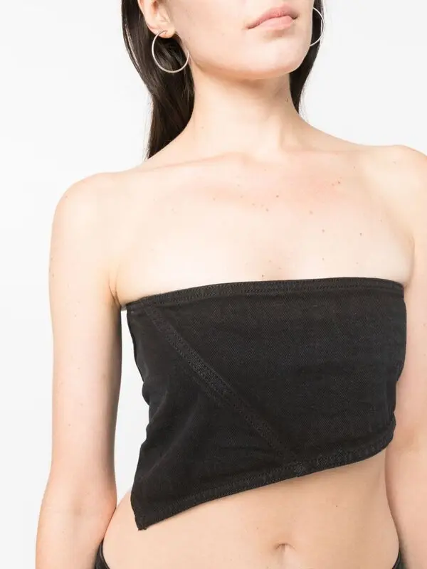 CANNARI CONCEPT Asymmetric Strapless Top
