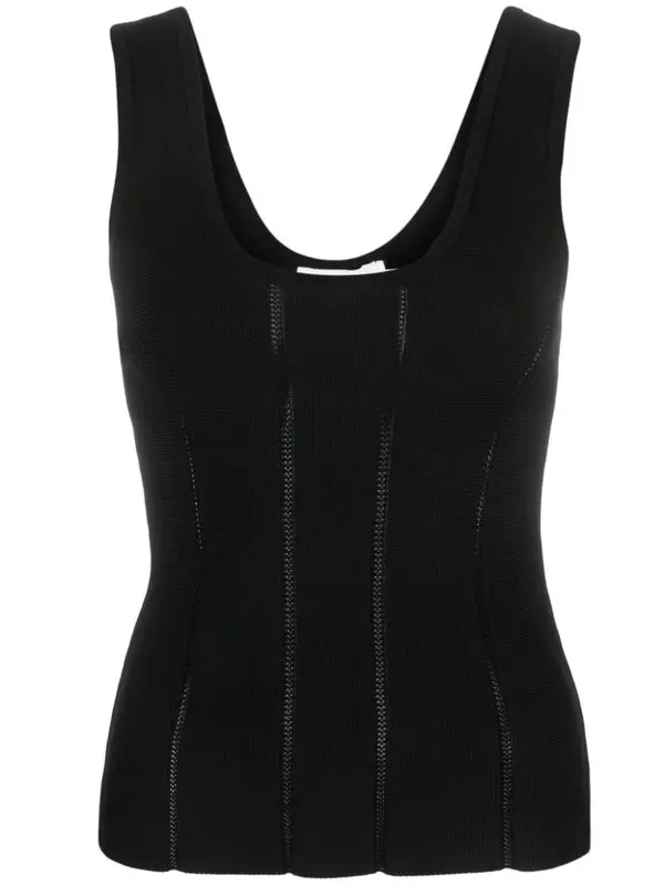 Zimmermann Scoop-neck Knitted Tank Top