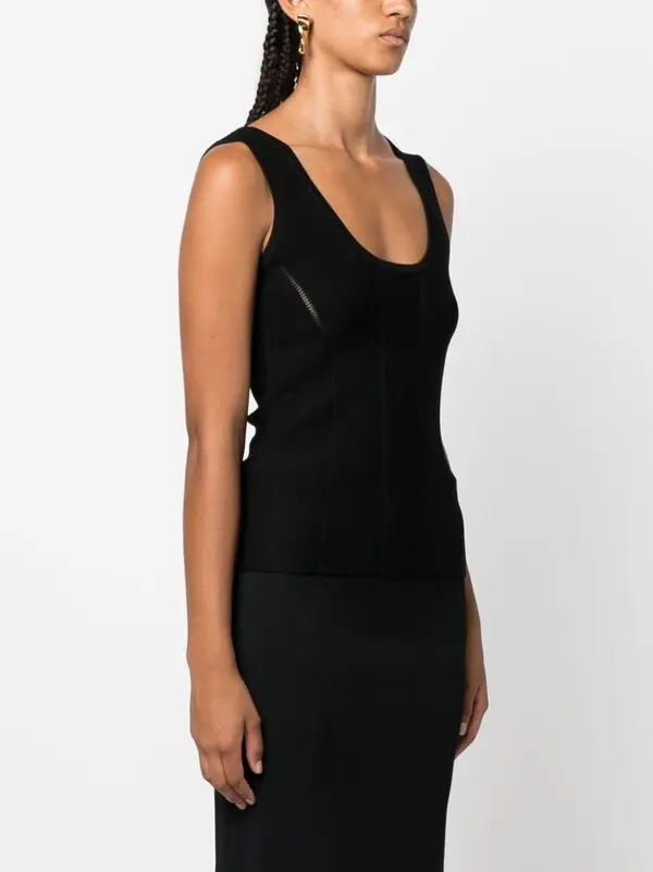 Zimmermann Scoop-neck Knitted Tank Top