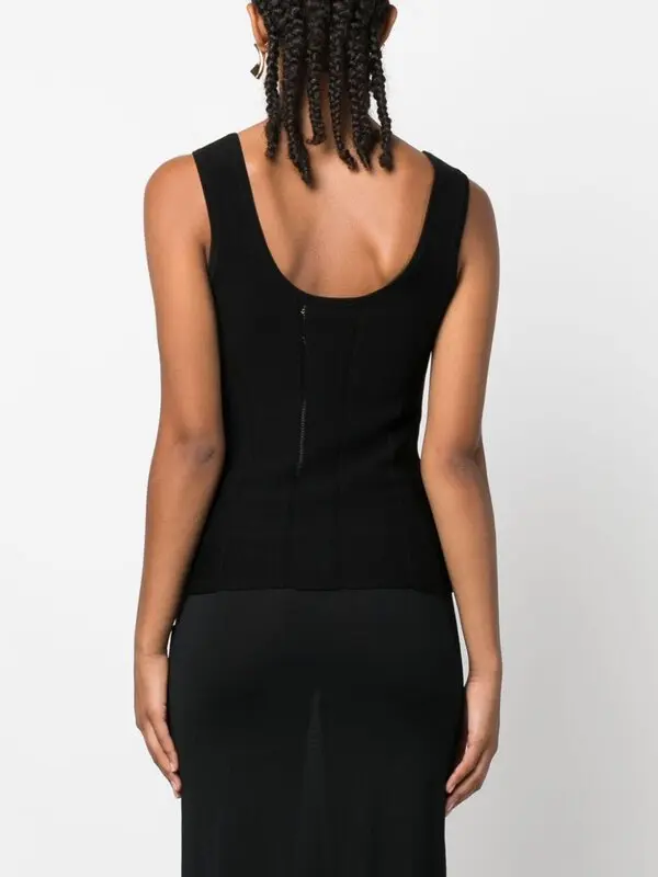 Zimmermann Scoop-neck Knitted Tank Top