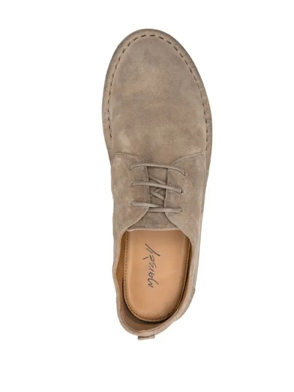 Marsèll Sancrispa Suede Derby Shoes - Grey