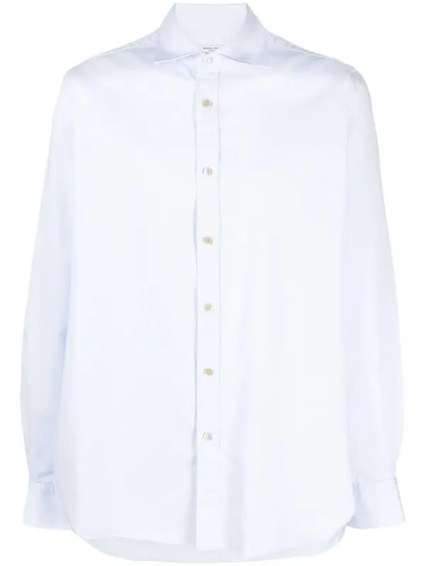 Boglioli Spread-collar Cotton Shirt