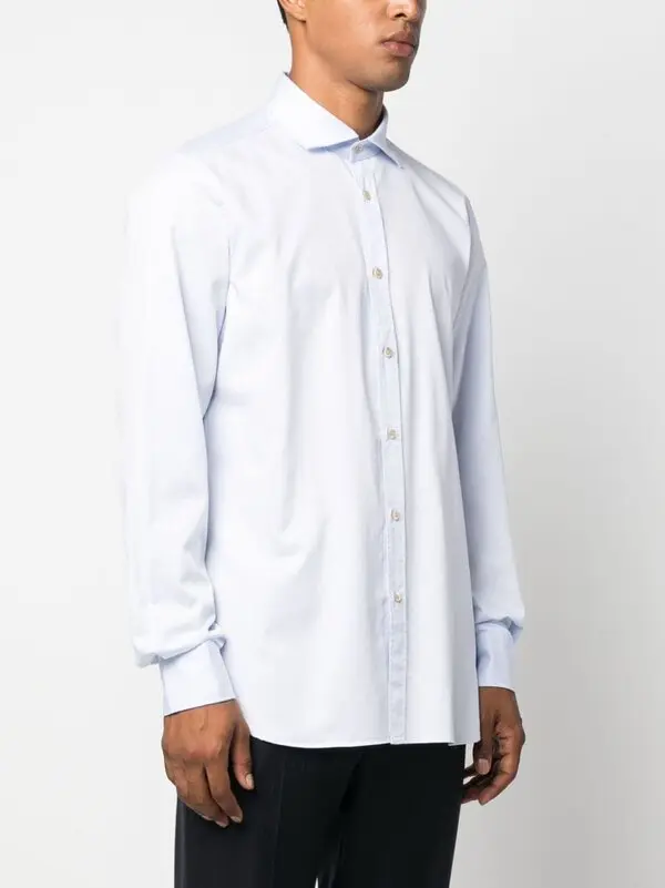 Boglioli Spread-collar Cotton Shirt