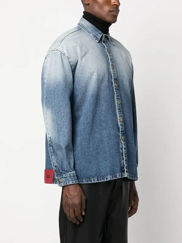 424 Gradient-effect Denim Shirt