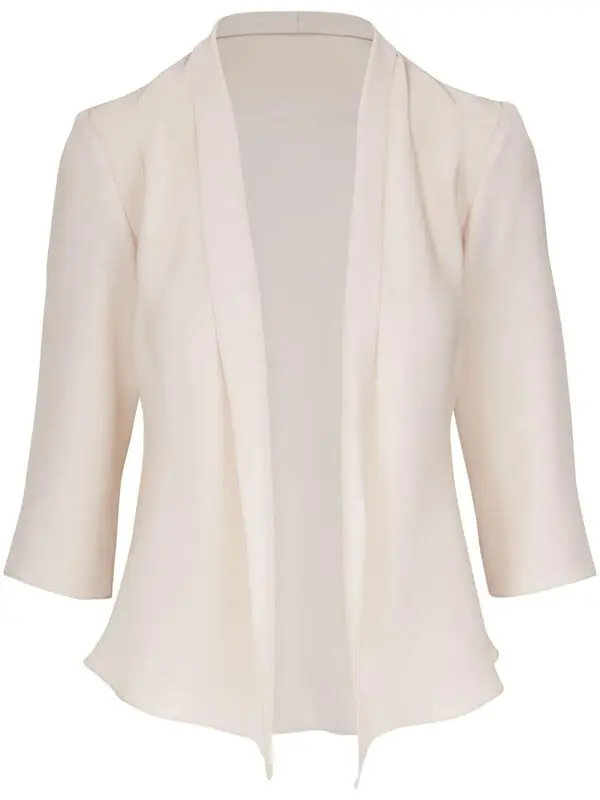 PETER COHEN Open-front Silk Jacket