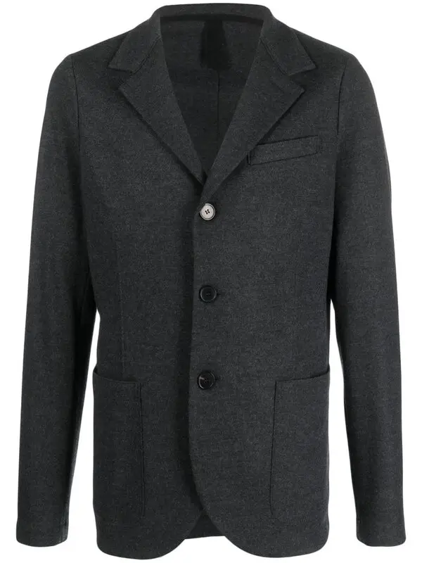 Harris Wharf London Single-breasted Virgin-wool Blazer