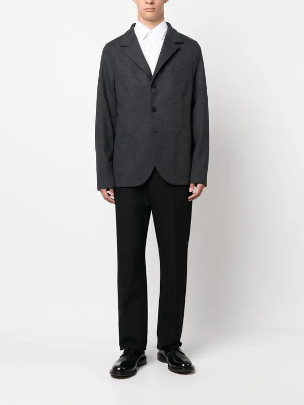 Harris Wharf London Single-breasted Virgin-wool Blazer