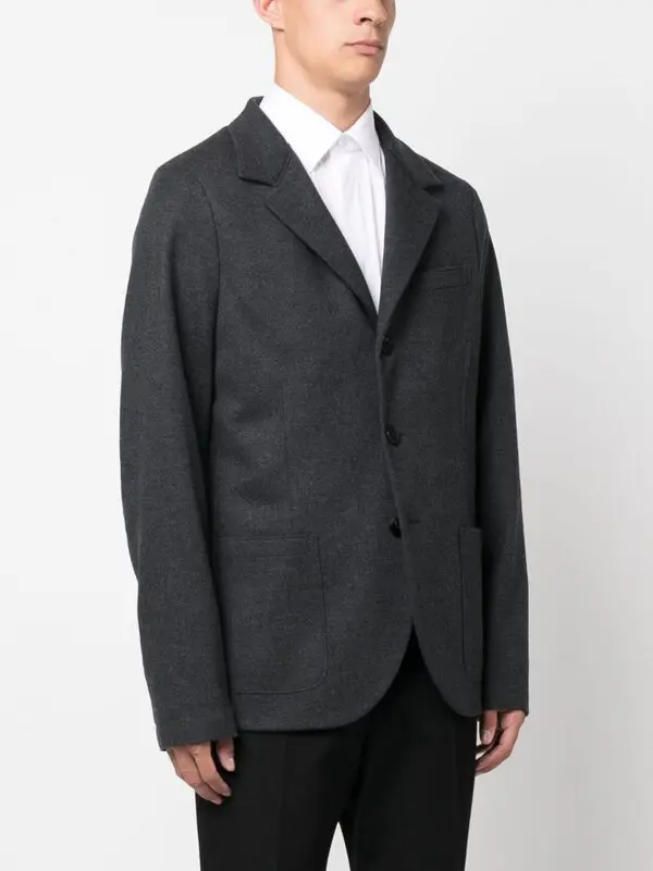 Harris Wharf London Single-breasted Virgin-wool Blazer