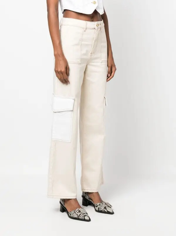 GANNI High-waist Straight-leg Jeans