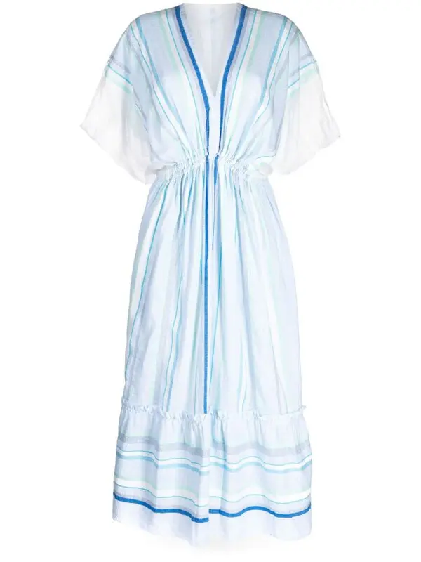 LEMLEM Ruki Striped Dress - Blue