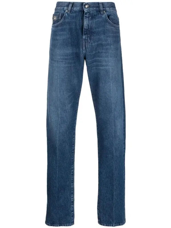 Versace Straight-leg Mid-rise Jeans
