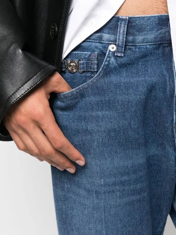 Versace Straight-leg Mid-rise Jeans