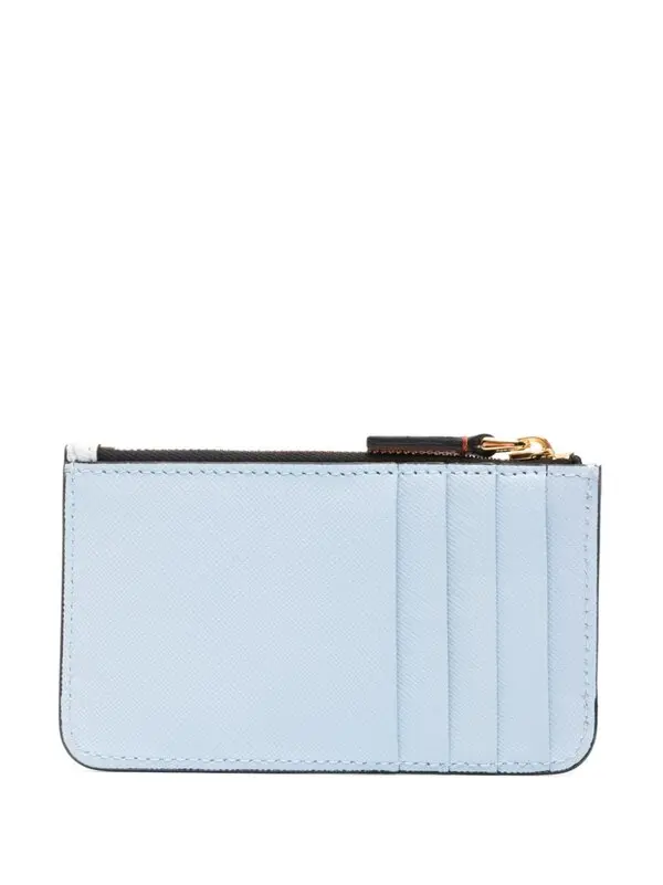 Marni Colour-block Leather Cardholder - White
