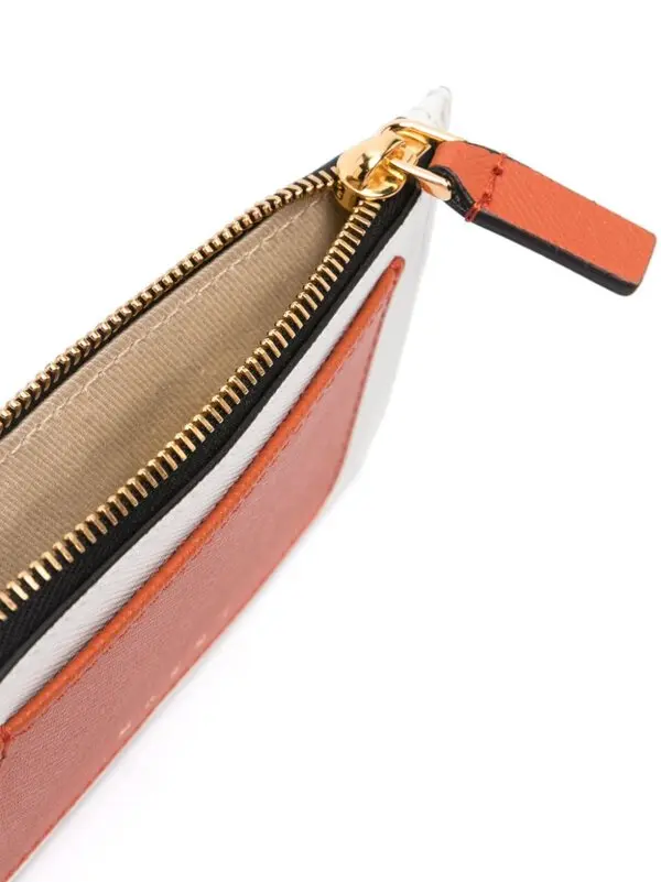 Marni Colour-block Leather Cardholder - White