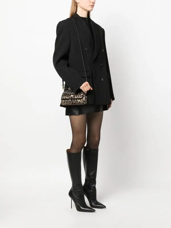Dolce & Gabbana Sicily Embellished Leather Bag