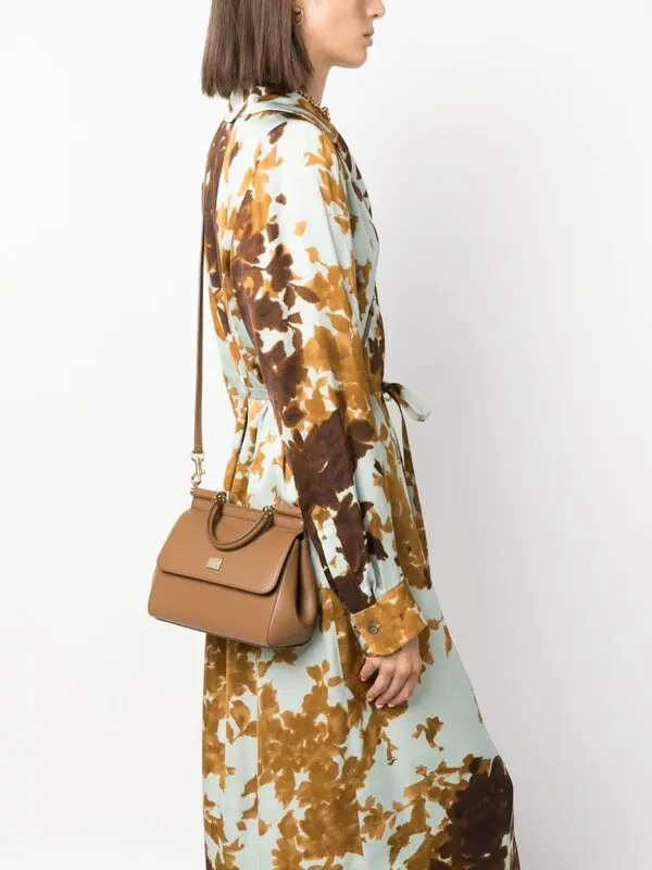 Dolce & Gabbana Sicily Medium Tote Bag - Brown