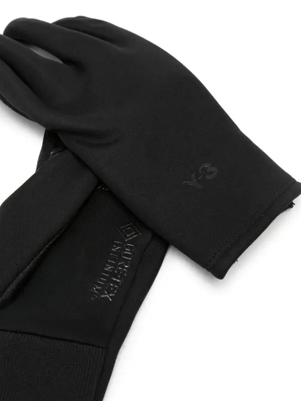 Y3 Logo-embossed Gloves